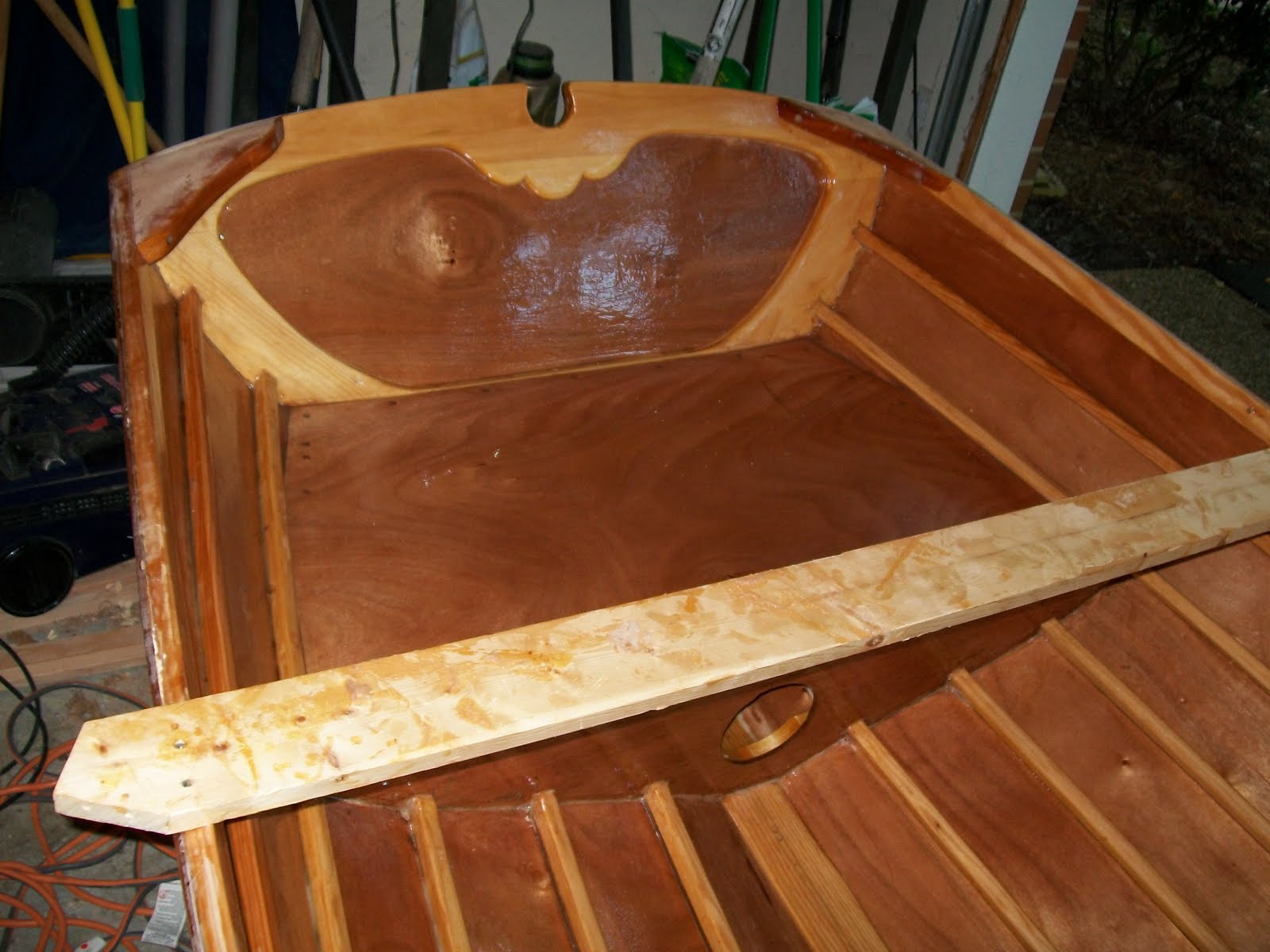 Building the Penobscot 14 Sailboat: More photos showing interior build ...