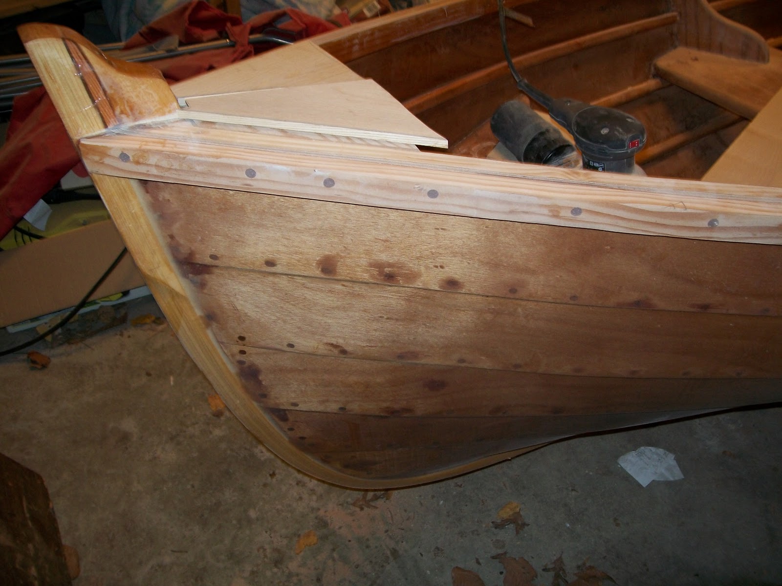 Building the Penobscot 14 Sailboat: Rubrails and topcaps - the hull ...