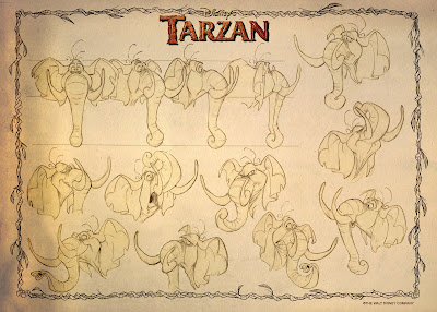 Living Lines Library: Tarzan (1999) - Animals & Other Human Characters