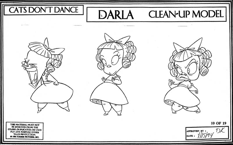 Living Lines Library: Cats Don't Dance - Characters: Darla Dimple
