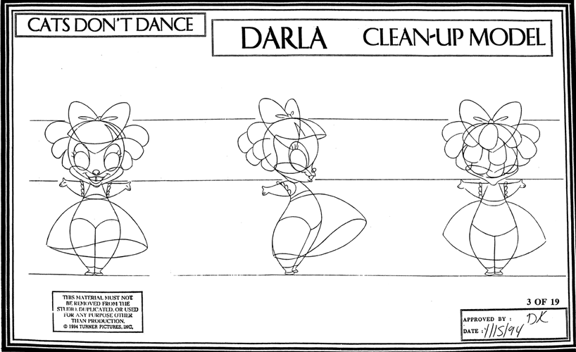 Living Lines Library: Cats Don't Dance - Characters: Darla Dimple