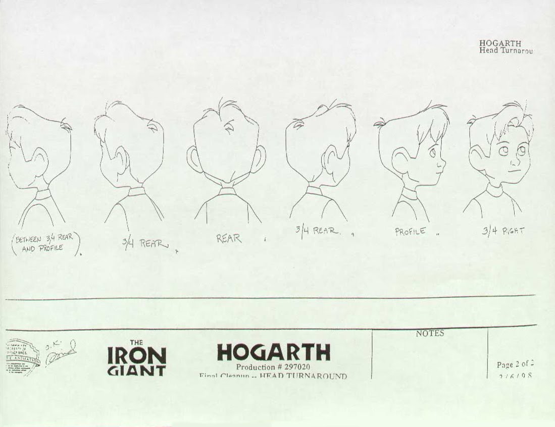 Living Lines Library: The Iron Giant - Character: Hogarth Hughes ...