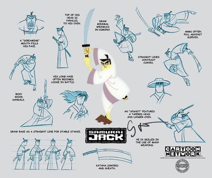 pieces of me. — Concept art from Samurai Jack.