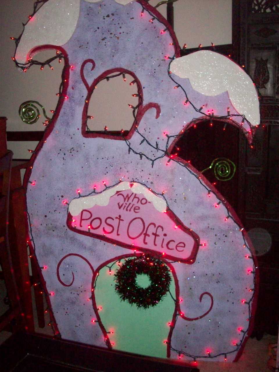 Who ville building | Grinch christmas decorations, Office christmas ...