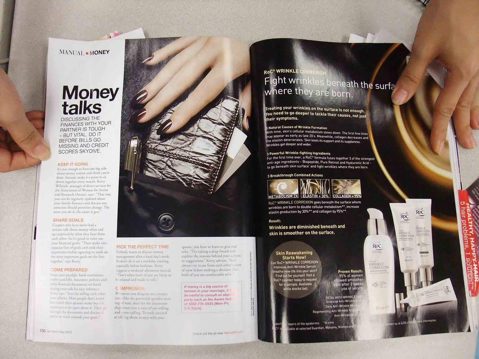 Magazine: Sample magazine layouts for articles