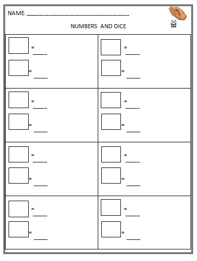Mrs. Bucket's Teaching Resources: Number Recognition Activity Using ...
