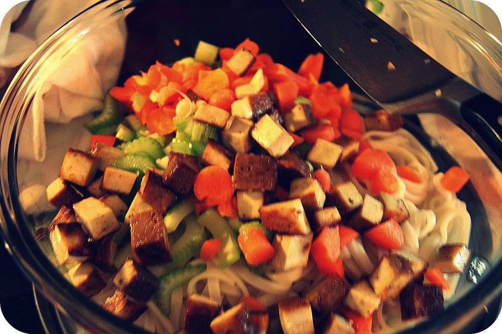 Have Your Cake and Edith Too: Udon & Tofu with Peanut Sauce