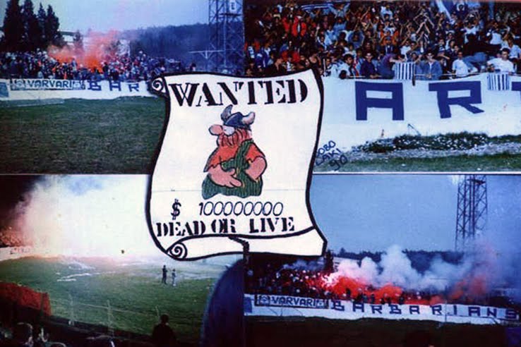 Fotomontajes Ultras: Varvari (FK Budućnost Podgorica)