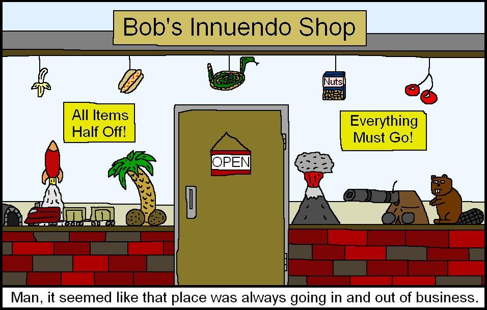 What is in common for the word serious with innuendo? - 走马读人发表于 难得一笑 ...