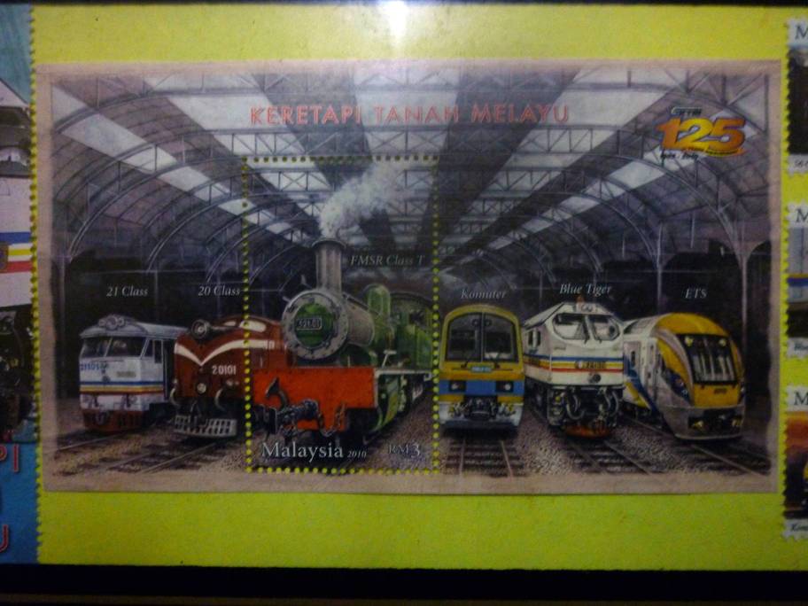 Aku Saja -Saja Je...: Koleksi Setem 125 Tahun Keretapi Tanah Melayu