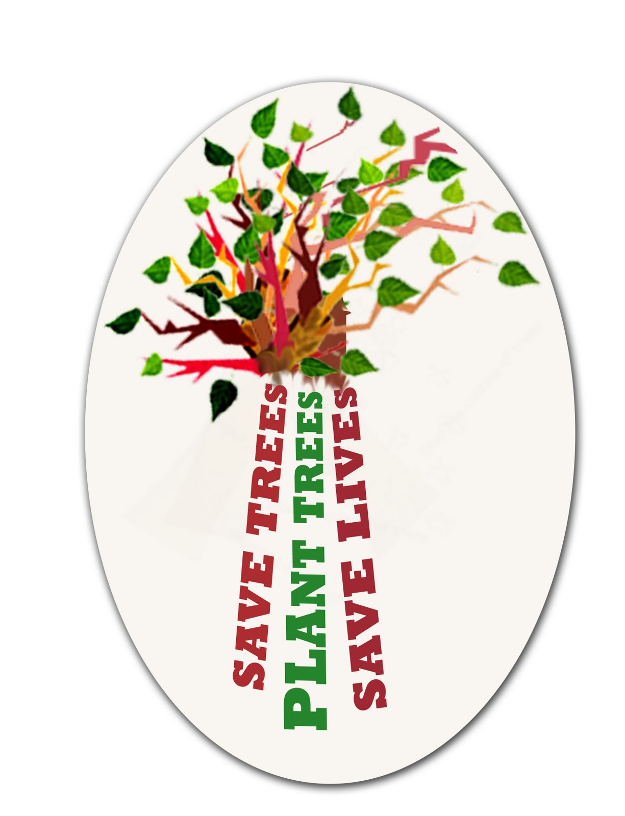 a rainbow of colors: Saving Trees Campaign