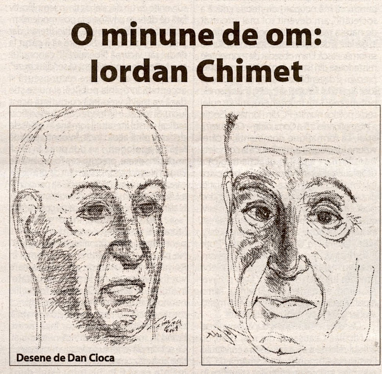 In cinstea lui Iordan Chimet