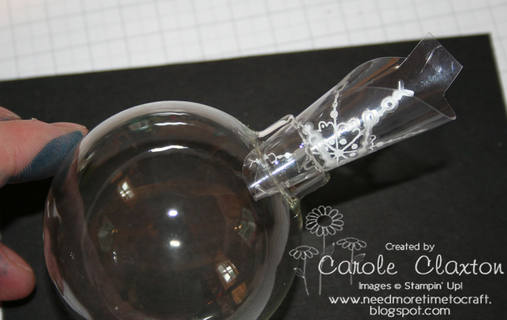 Need more time to Craft: Floating Snowflake Xmas Bauble