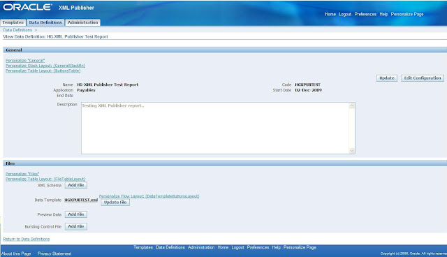 Create XML Publisher Report(With out RDF file) | Home