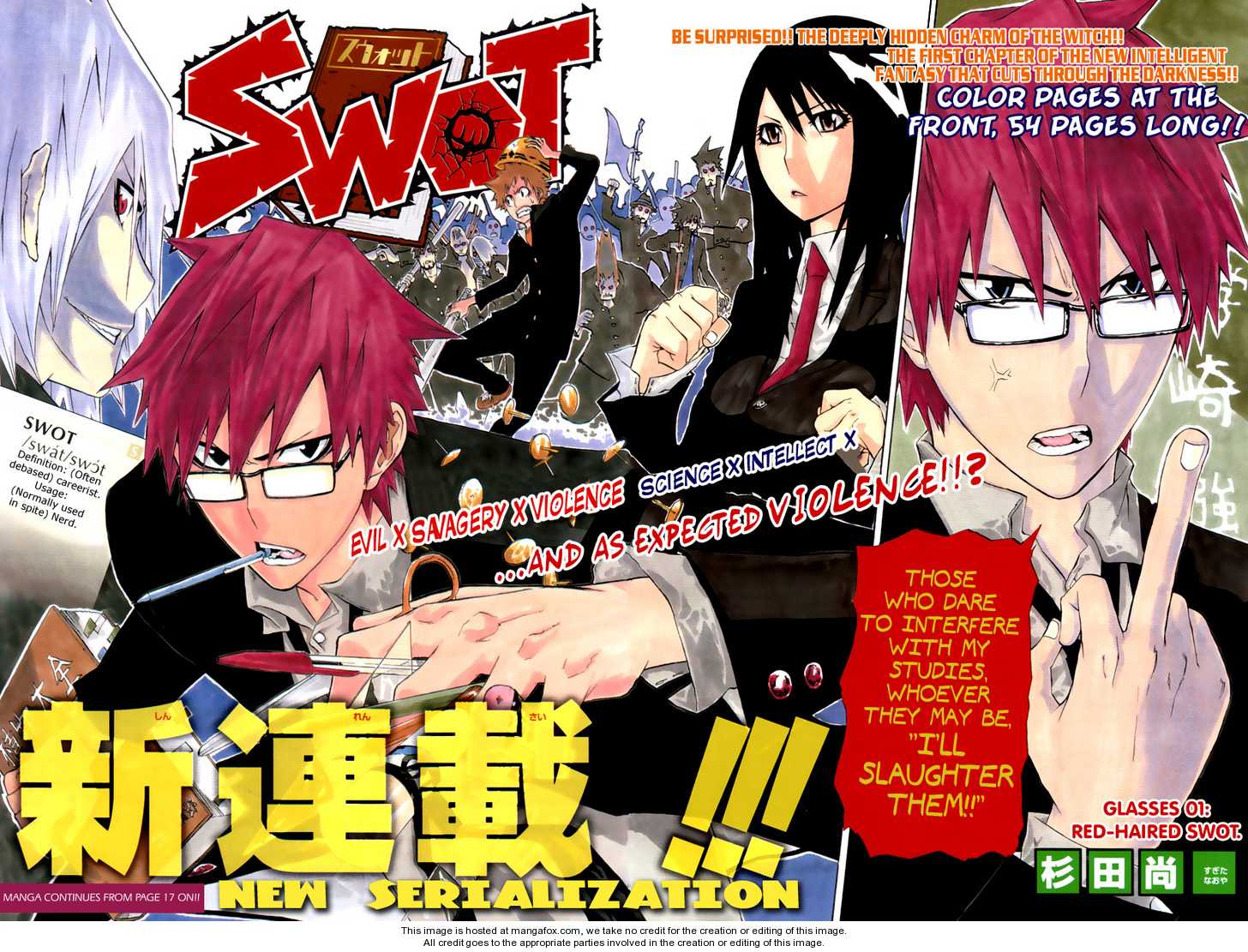 Animanga Cafe: SWOT Manga New Series + Review
