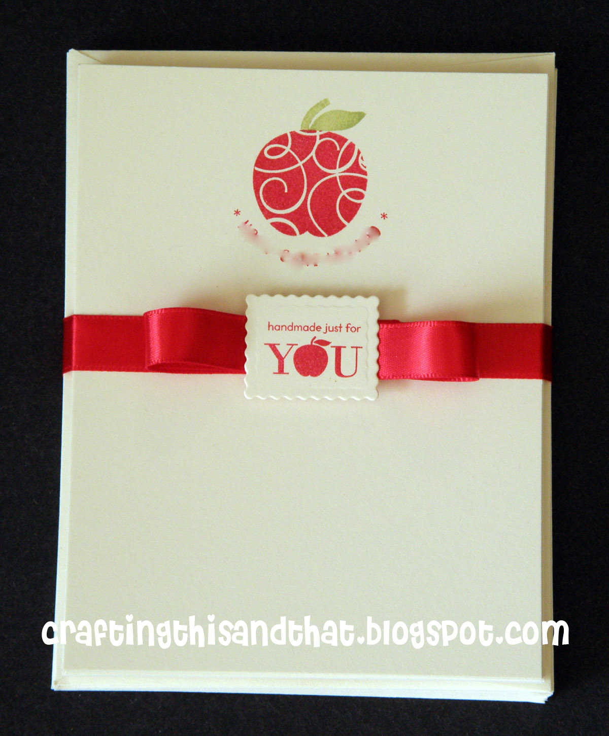 Apple Notecards for Teachers