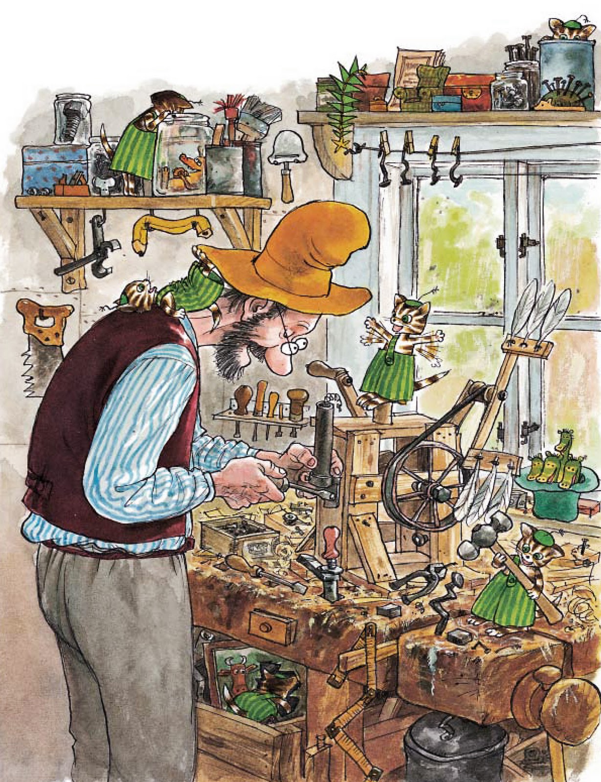 Sven Nordqvist Pettson and Findus | Мультипликационное искусство ...