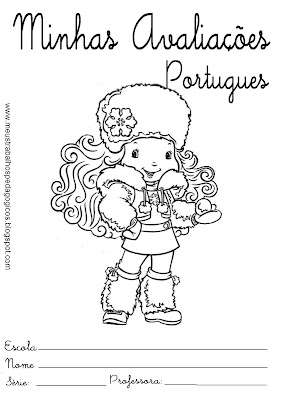 Arte de Criar: Modelos de capas para provas e trabalhinhos