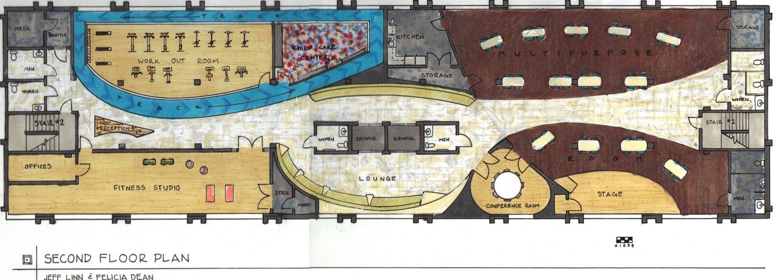 CONSIDER///PROCESS///DESIGN: Unity VIllage 2nd Floor Layout