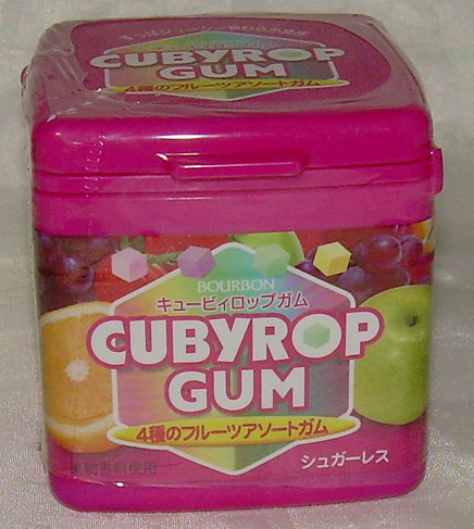 Japanese Snack Reviews: Bourbon Cubyrop Gum