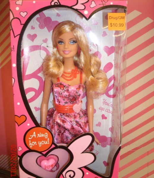 Barbie I Love Valentines Doll A Cute Valentines Day T