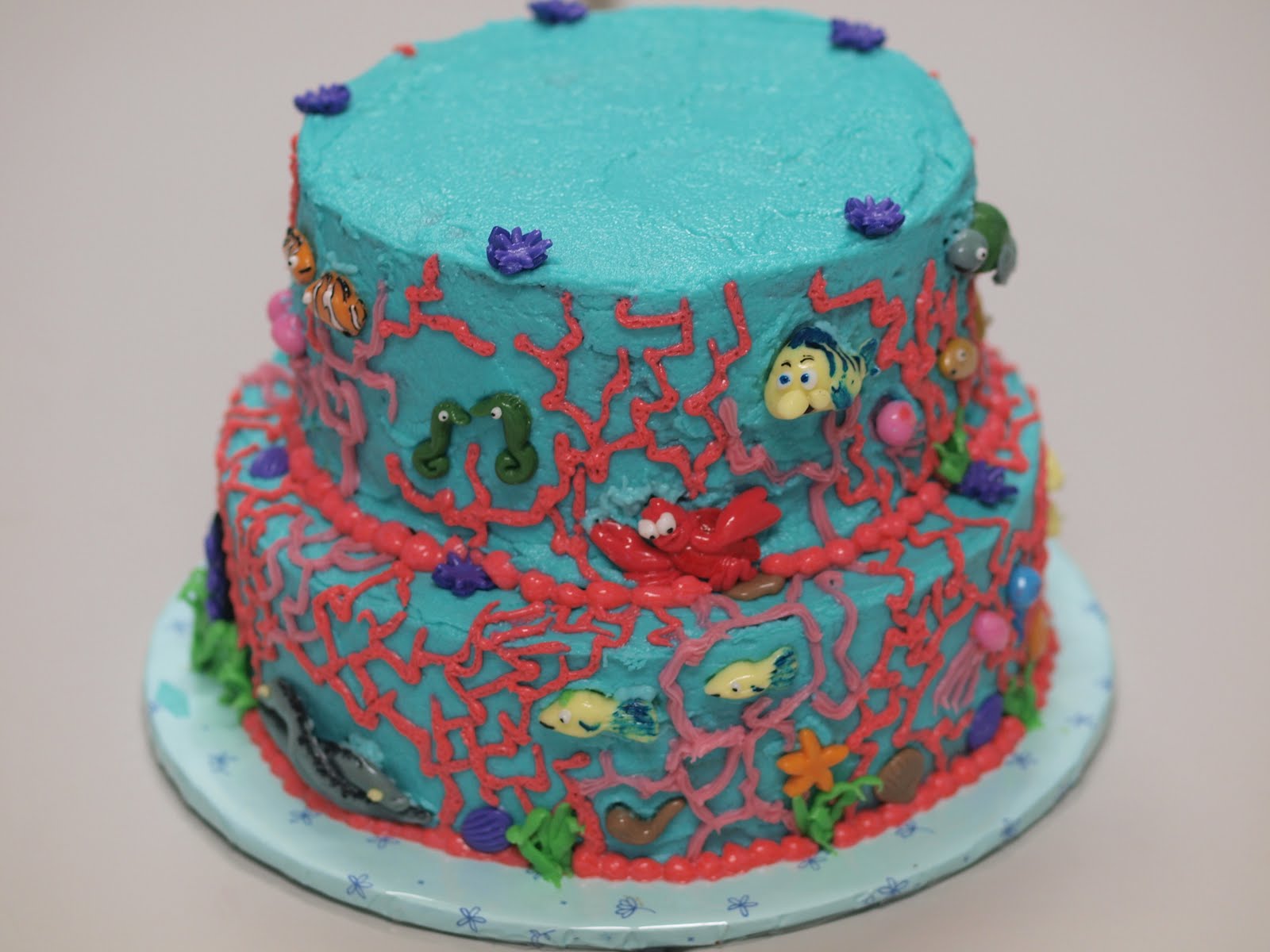 Kickin' Cakes by Kerry: Coral Reef Cake #2