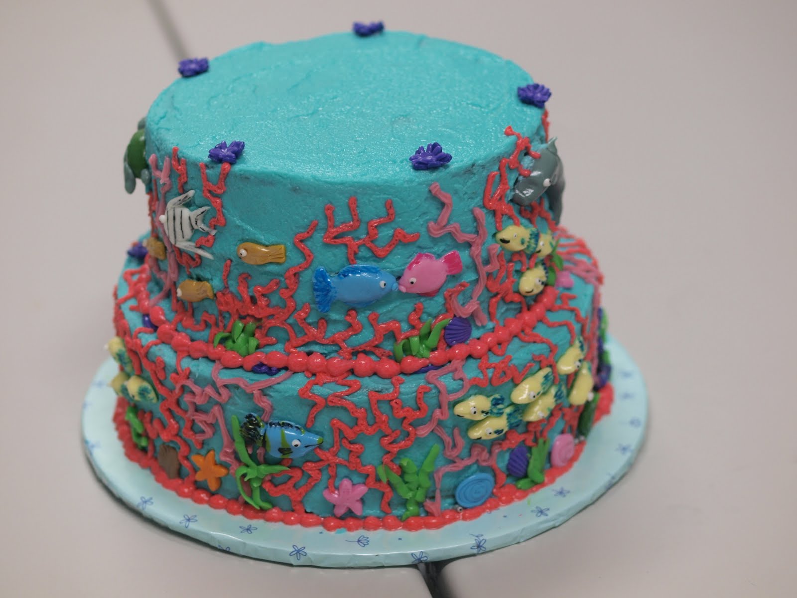 Kickin' Cakes by Kerry: Coral Reef Cake #2