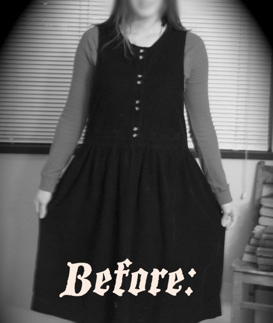 Before and After: Frumpy Dress!
