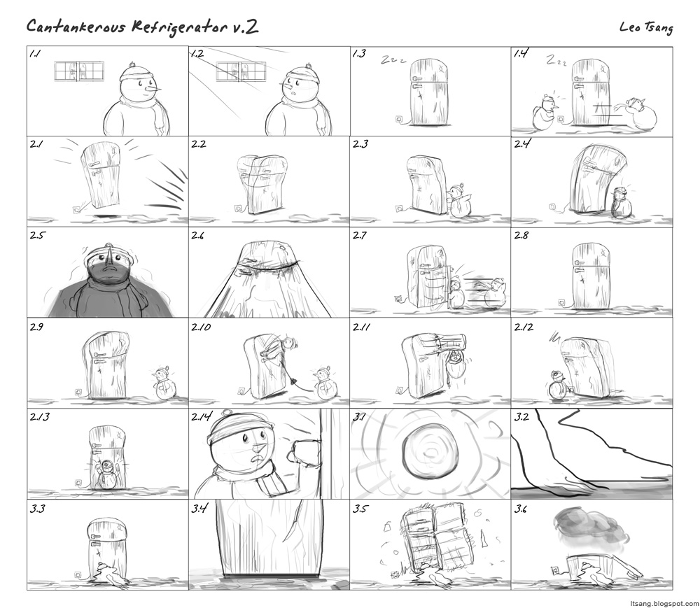 Leo Tsang - CG Arts & Animation: Storyboard Draft #2