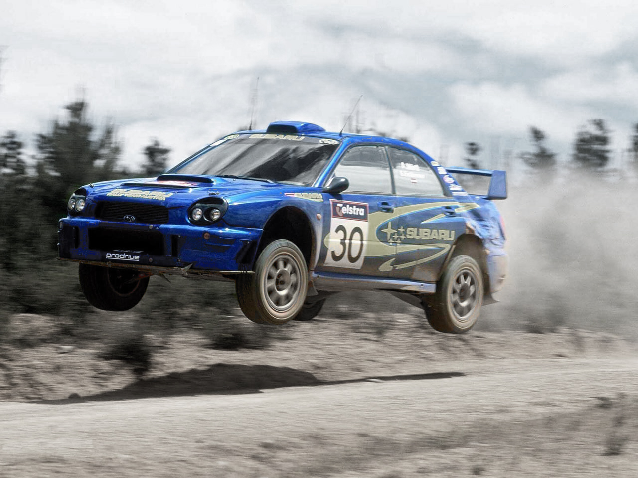 Paper Dump: Flying Subaru Wallpaper