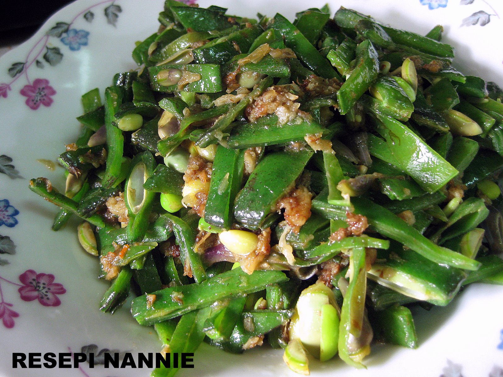 Kacang sepat tumis udang kering - Tips Resep Cara Membuat