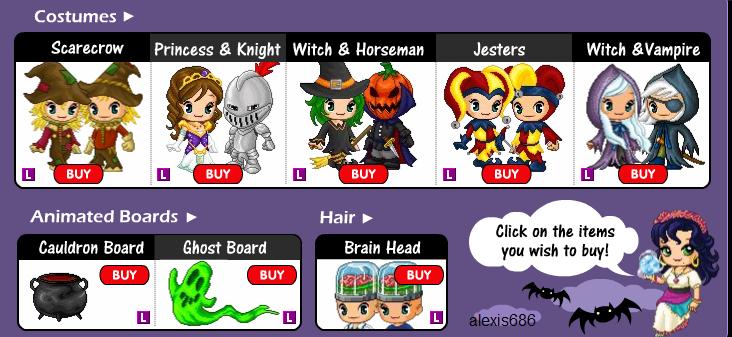 Official Fantage Guide: Fantage Halloween Party Costumes