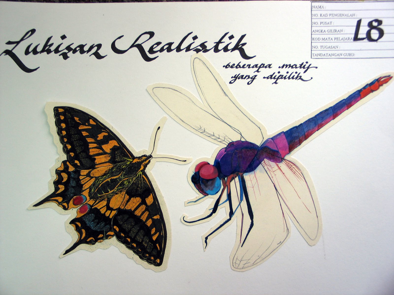 PENDIDIKAN SENI VISUAL: Contoh-contoh teknik lakaran/lukisan yang boleh ...