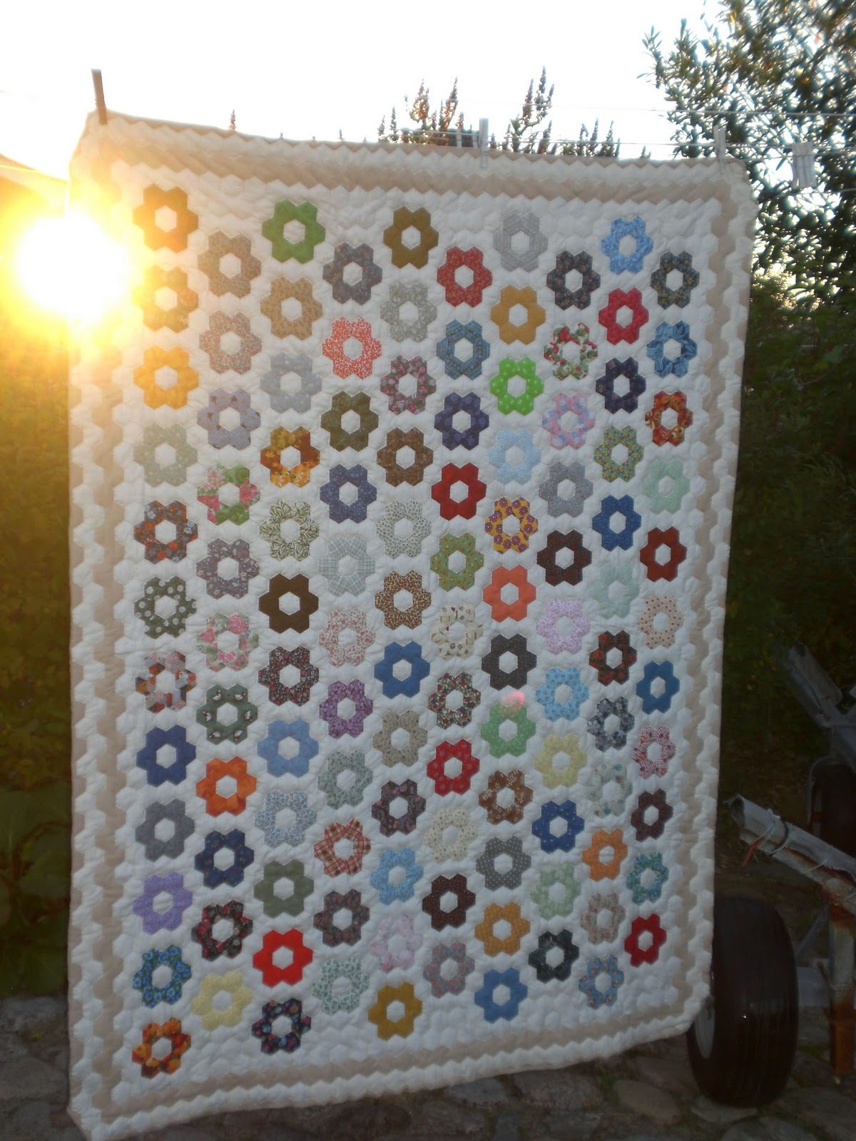 Patchwork-blomsten: Jeg kunne ikke lade være......