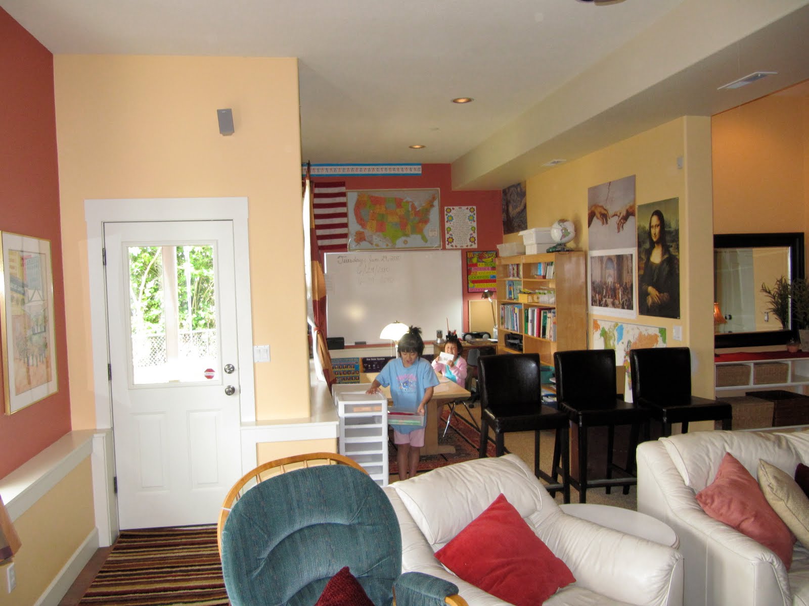 HOMESCHOOL NINJAS: Our Basement Homeschool Room