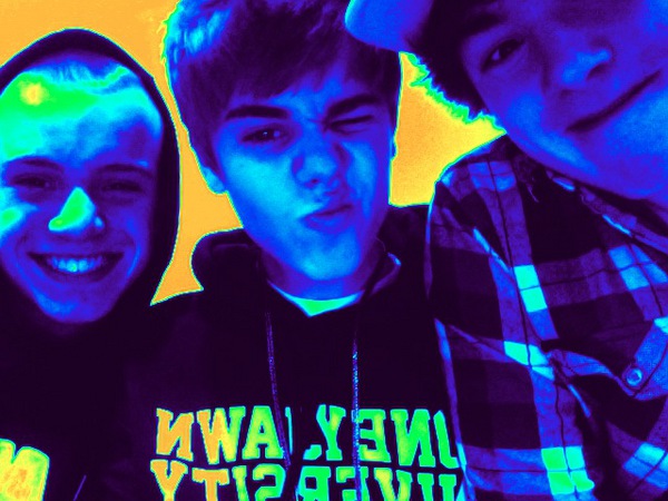 Justin Bieber Fotos: Justin Bieber, Ryan Butler e Chaz Somers