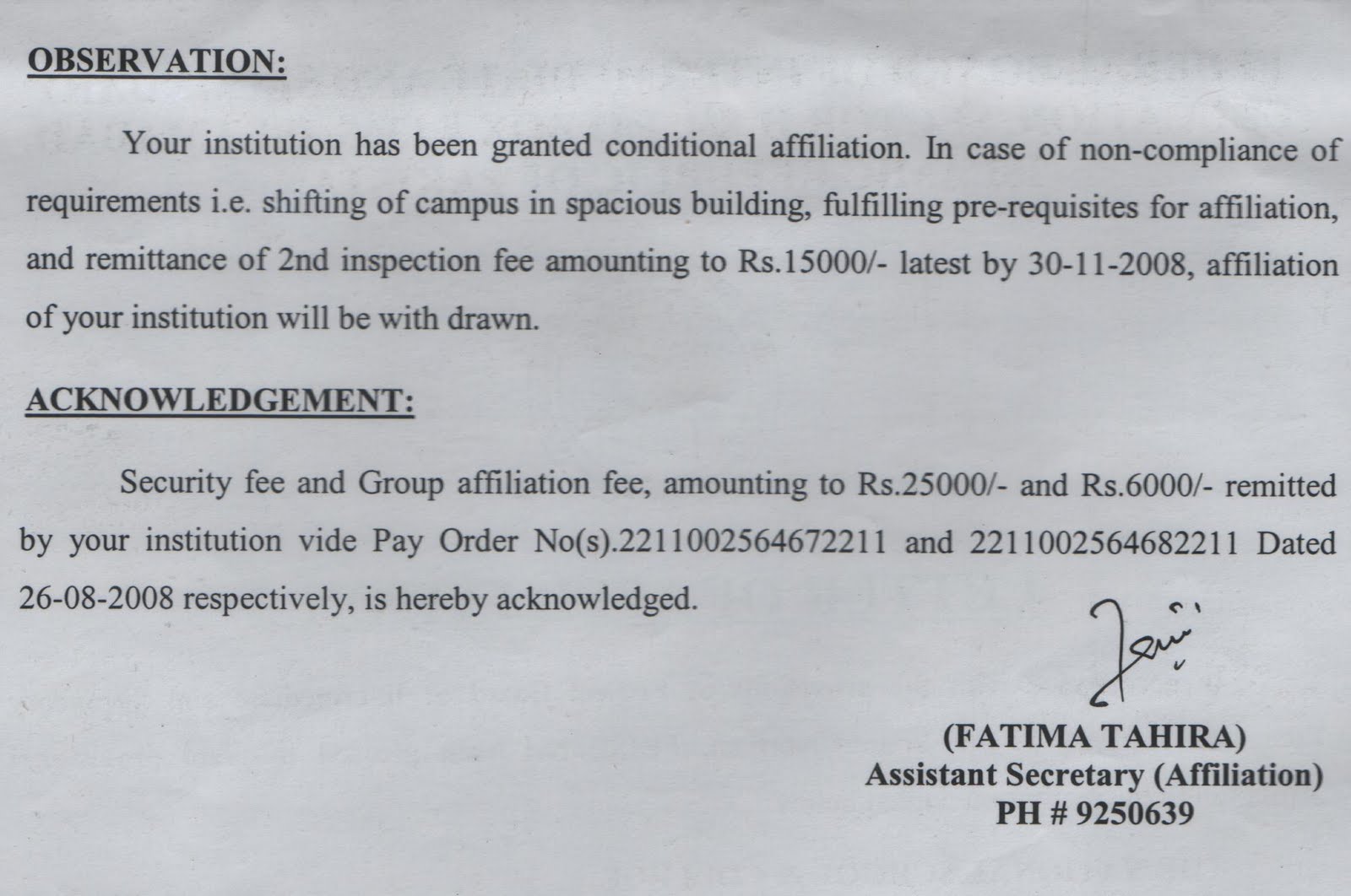 WE CREATE POWER BY EDUCATION: COLLEGE AFFILIATION,LETTER-2,PART-2