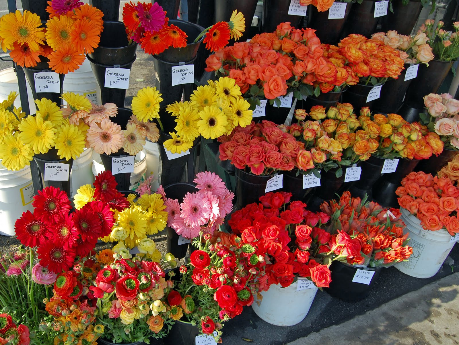 My Painted Garden: Flower Market Inspirations