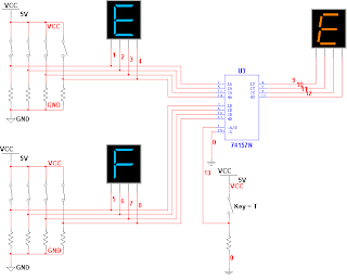 Uso basico del multiplexor 74157
