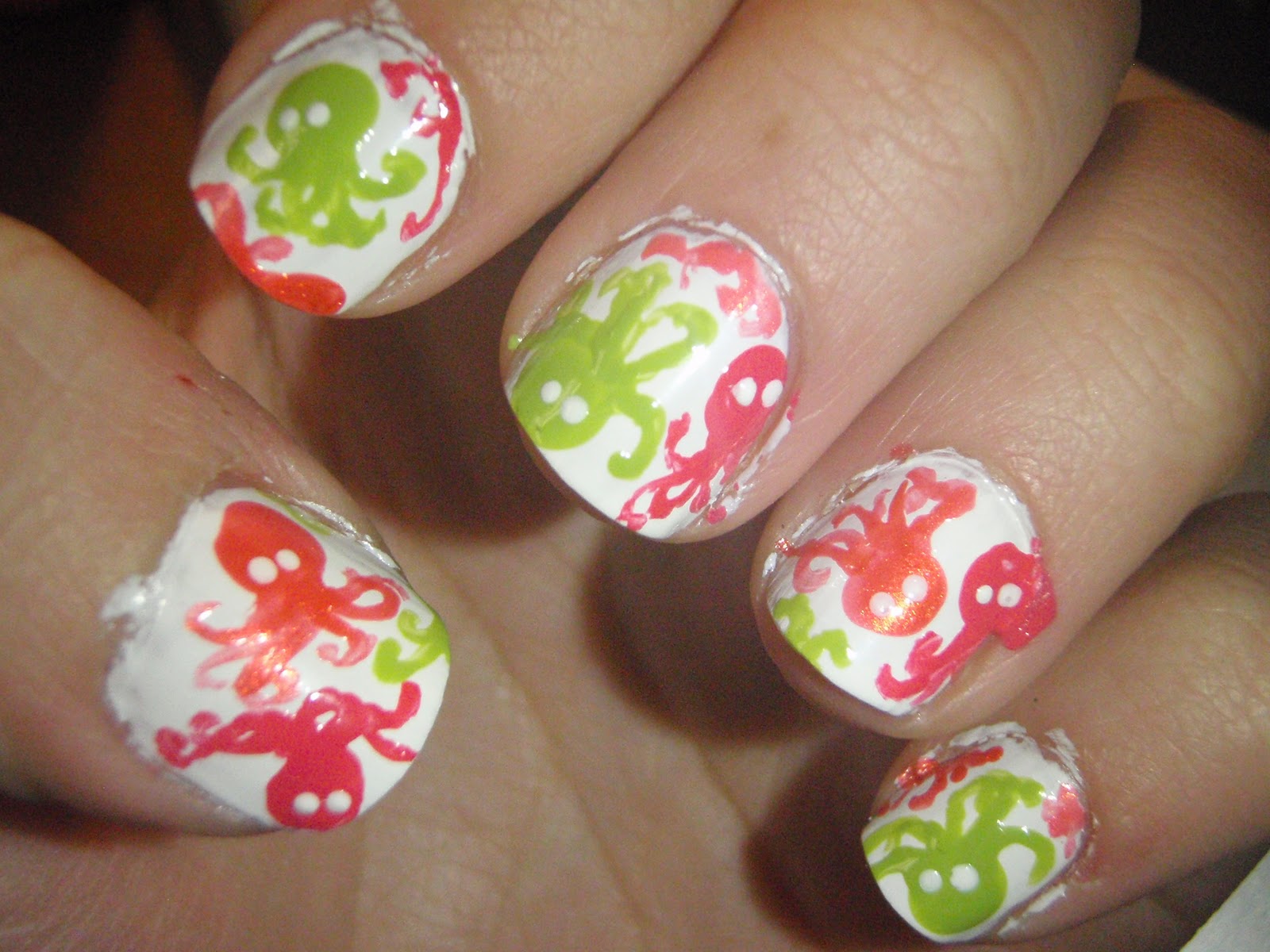 Always Look Cute: Paper Source Sunday - Octopus Nails!