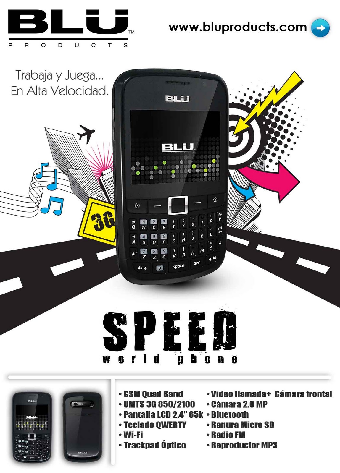 CT México, distribuidor de ACE, BLU y PLAY: BLU Speed: El primer 3G ...