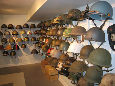 My year of living Rangerously: Mannie's Helmet Museum: open for business