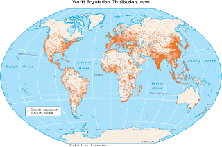 Geo Mania World: Earth's Population Distribution