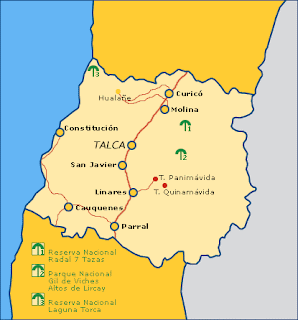 Geografía de Chile: VIIª REGIÓN DEL MAULE