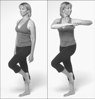 Stretching Tips and Guide: Standing balance with a twist