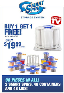 Food Storage Containers As Seen On TV: Smart Spin Food Storage Containers
