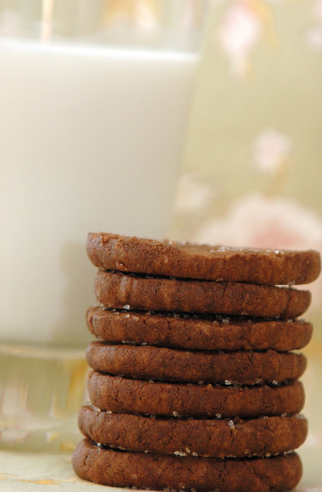 Simply Suzanne's AT HOME: double chocolate sable cookie