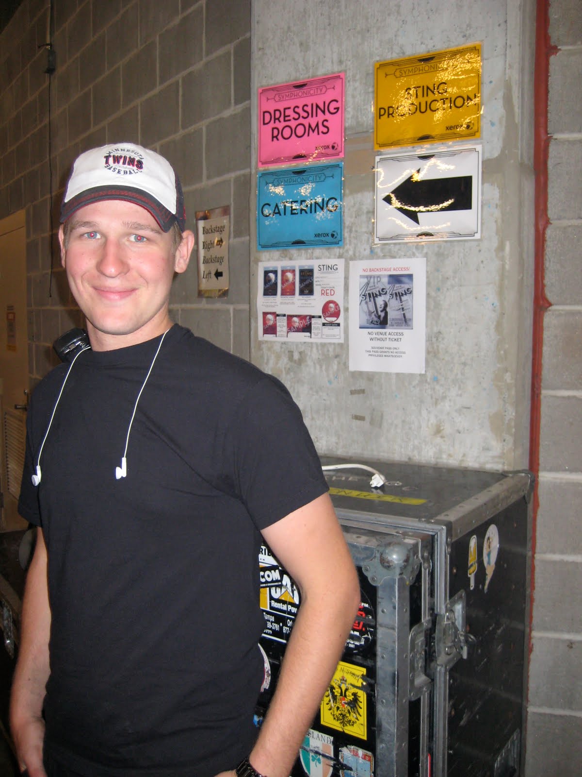 On the Road with Xerox and Sting's Symphonicity Tour: Sting's Monitor ...