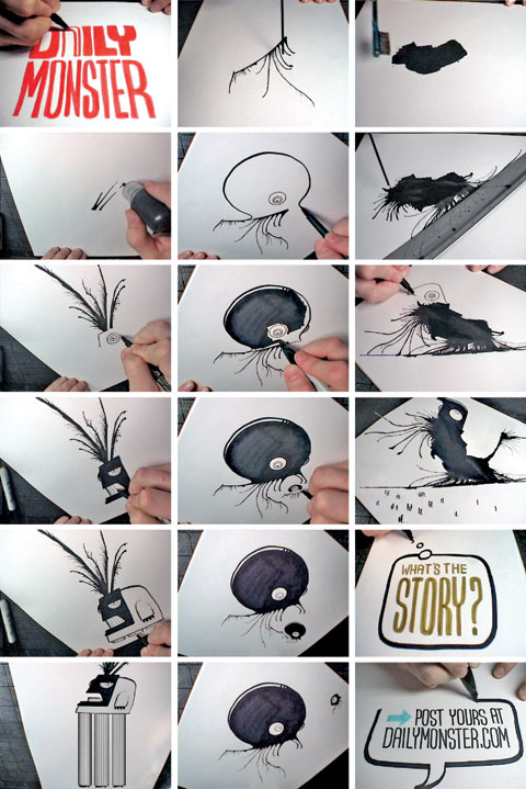 Make Something 365 & Get Unstuck: Daily Monster