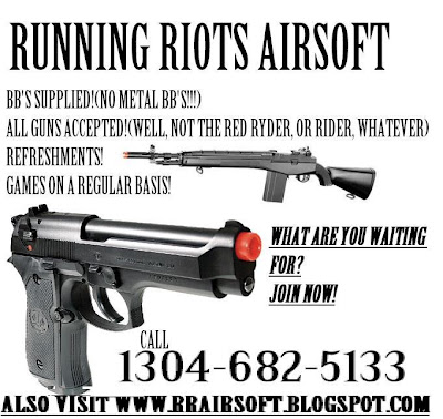 CW ARTWORK: Some flyers for my airsoft team